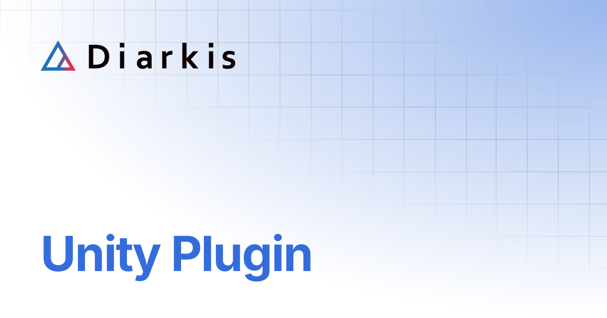 Unity Plugin | Diarkis Help Center